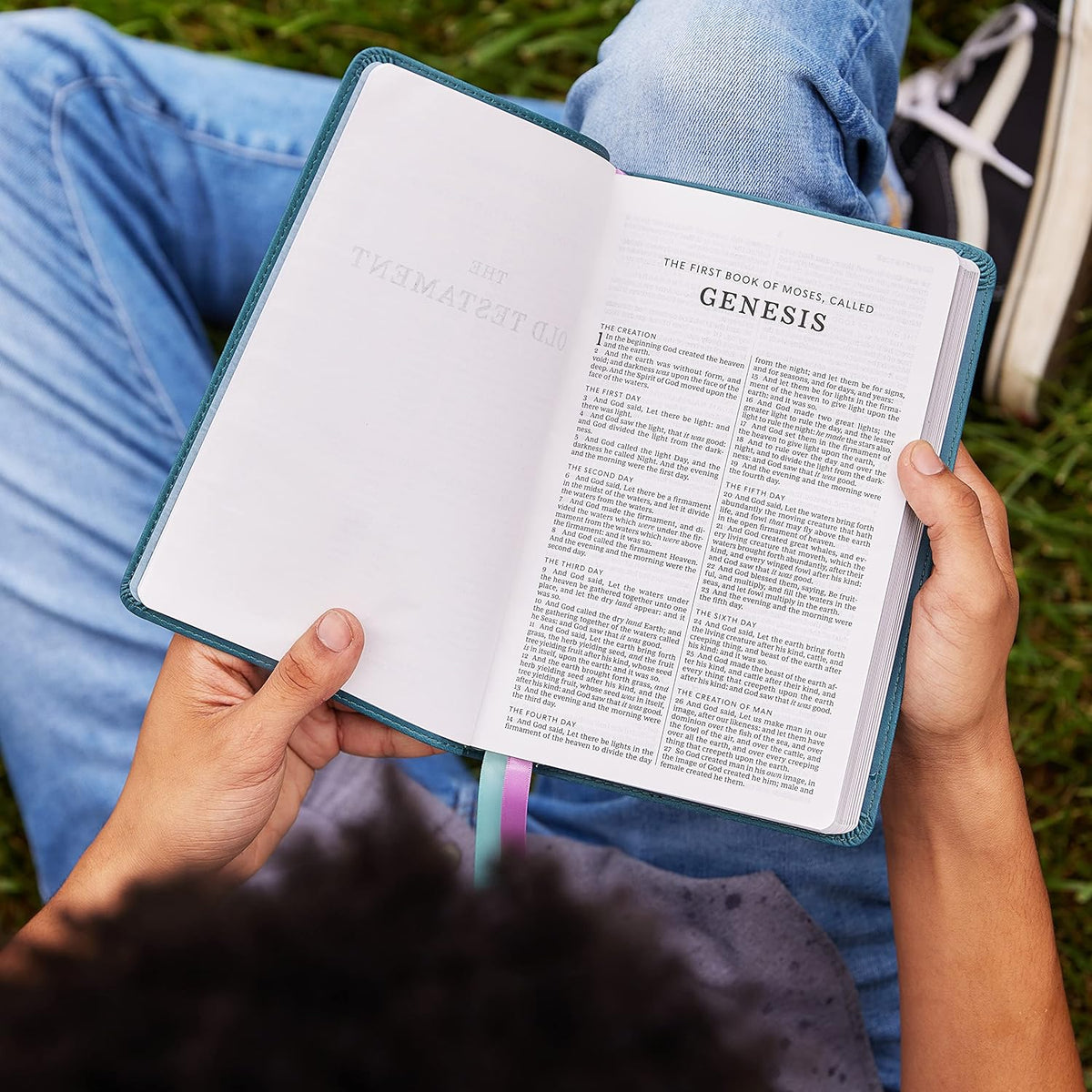 KJV, Thinline Youth Edition Bible, Verse Art Cover Collection, Leather ...