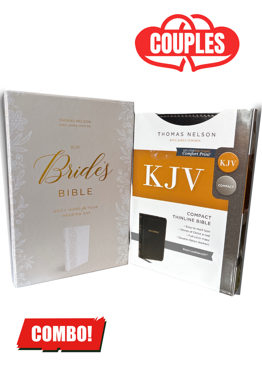 Compact Thomas Nelson KJV Bride’s Bible & KJV Compact Thinline Bible ...